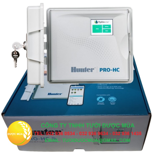 Bộ điều khiển PHC-601-A Hunter-USA, 6 kênh tưới, wifi